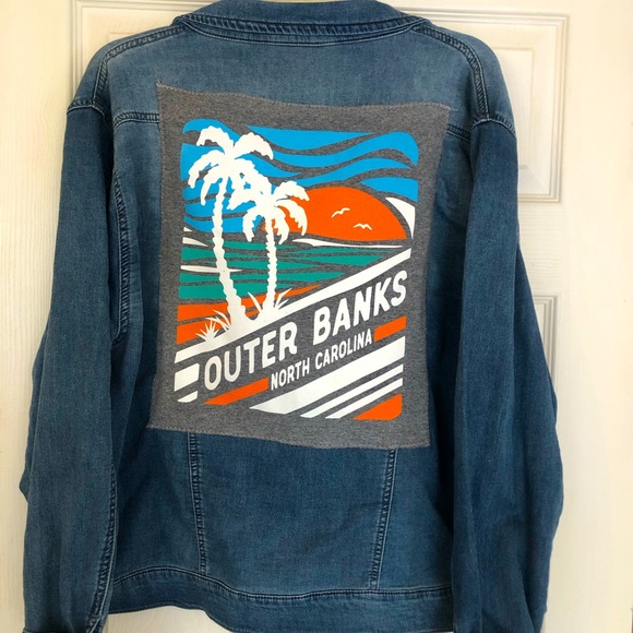 Jackets & Coats | Custom Outer Banks Denim Jacket | Poshmark